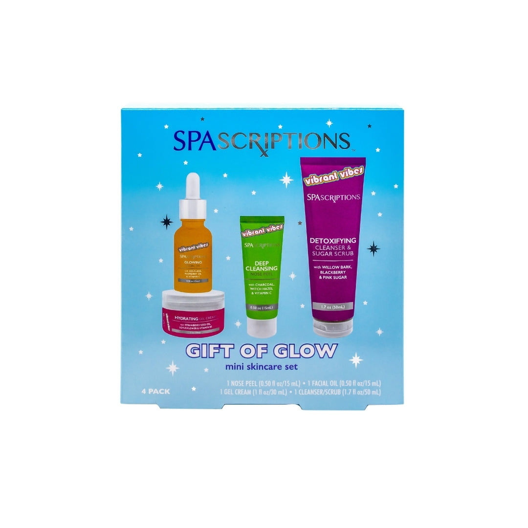 SpaScriptions Gift of Glow 4 Piece Mini Skincare Set – On Trend Beauty