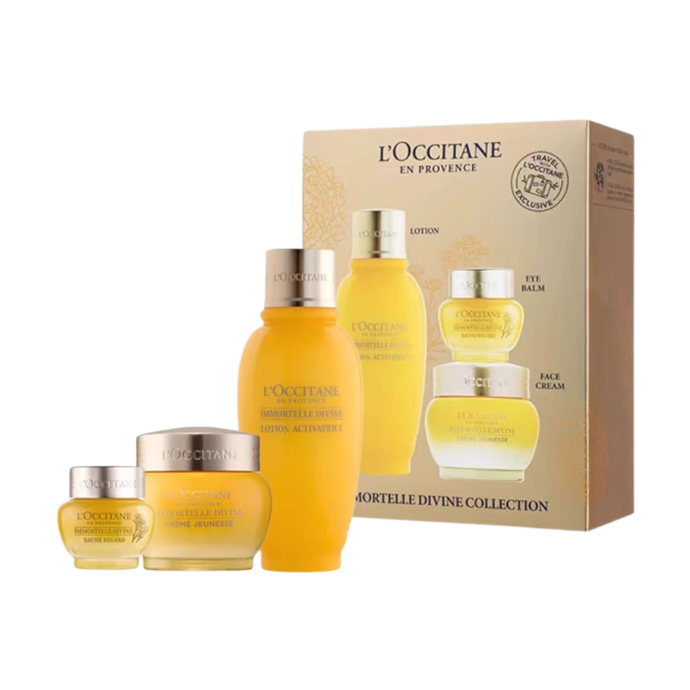 L'Occitane Immortelle Divine Collection 3 Piece Gift Set – On Trend Beauty